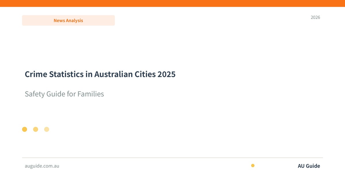 Crime Statistics in Australian Cities 2025: Safety Guide for Families ...